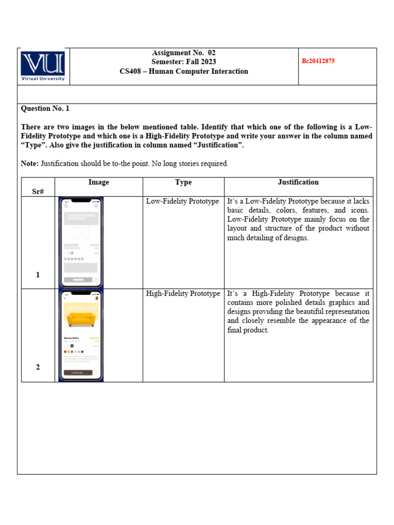 Cs408 Assignment 2 Solution | PDF | Prototype | Page Layout