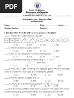 Summative Test Grade 3 | PDF | Mathematics | Mathematical Notation