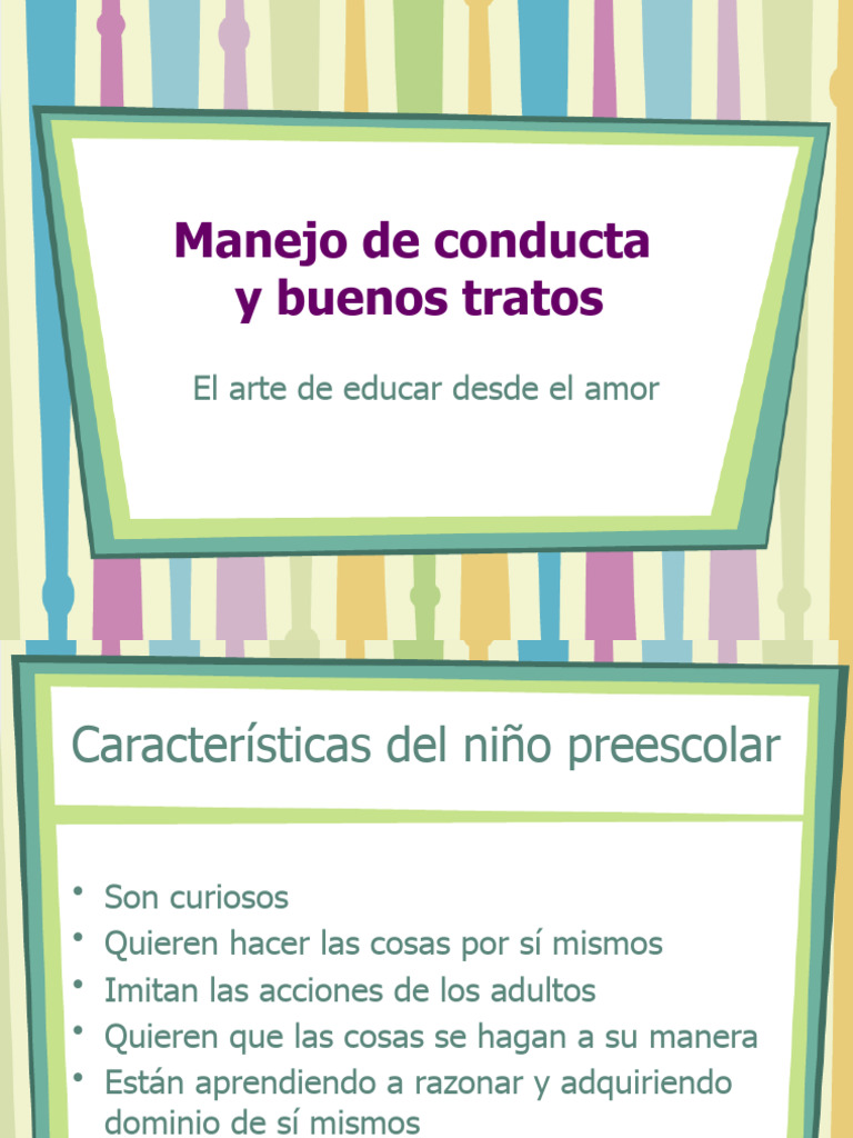 CONDUCTA | PDF | Comportamiento | Educación de la primera infancia