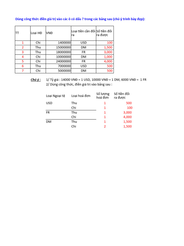 Bai Tap Phan 6 | PDF