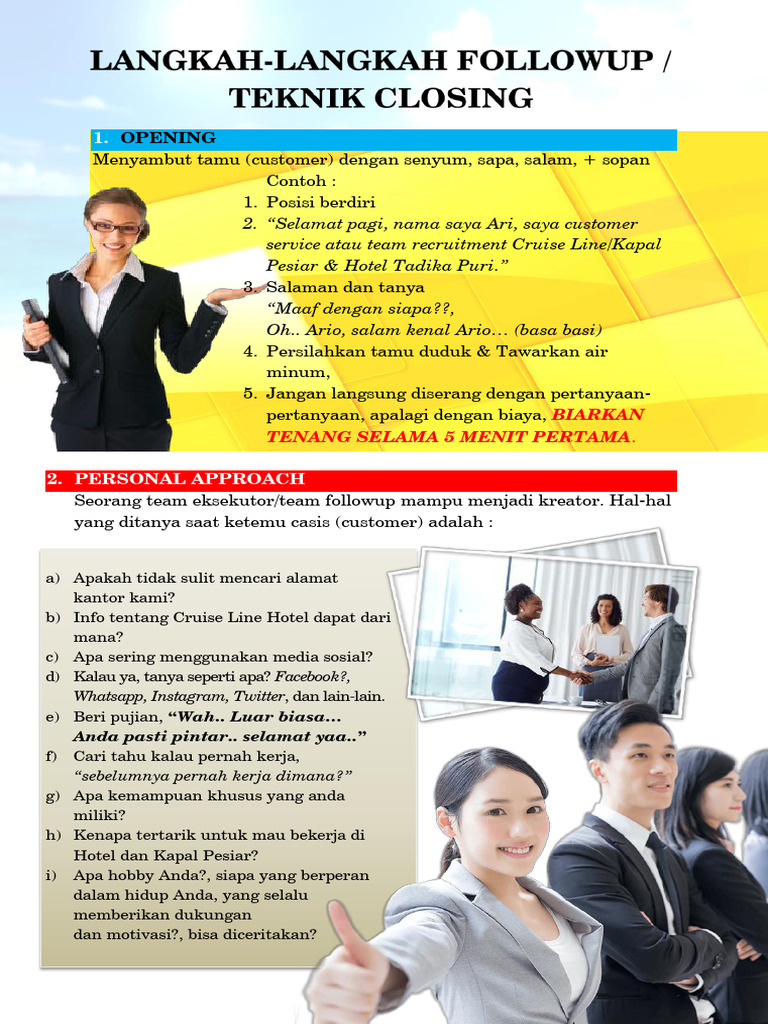 Langkah Dan Teknik Closing | PDF