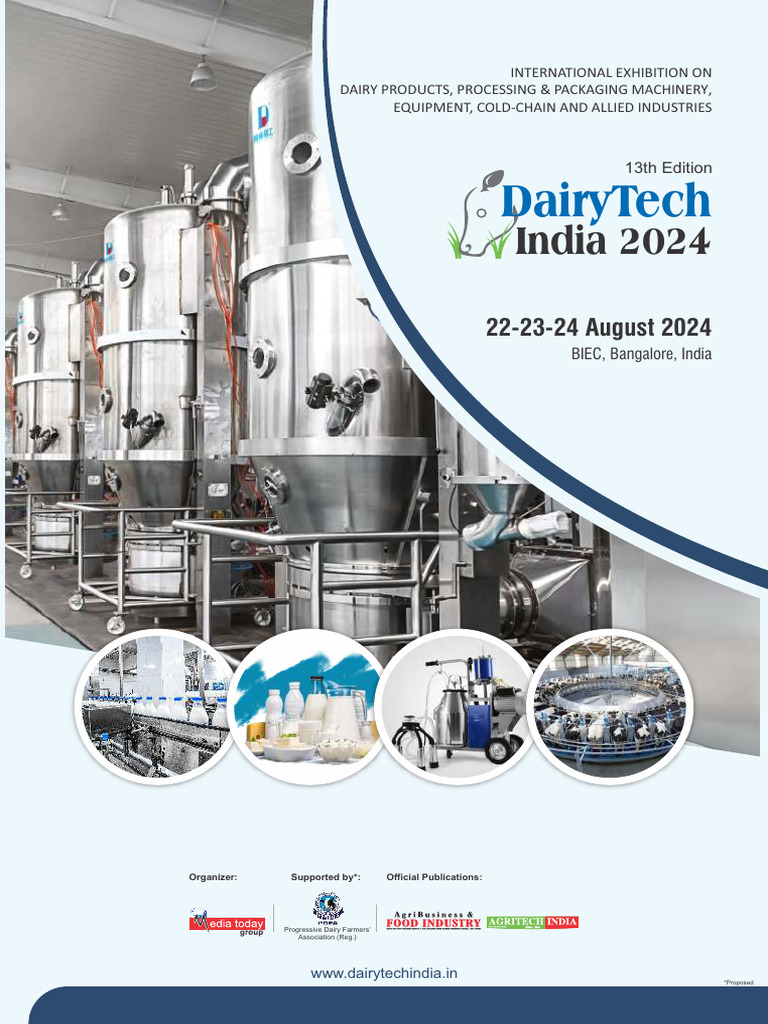 DairyTechIndia2024 Catalogue | PDF | Dairy | Milk