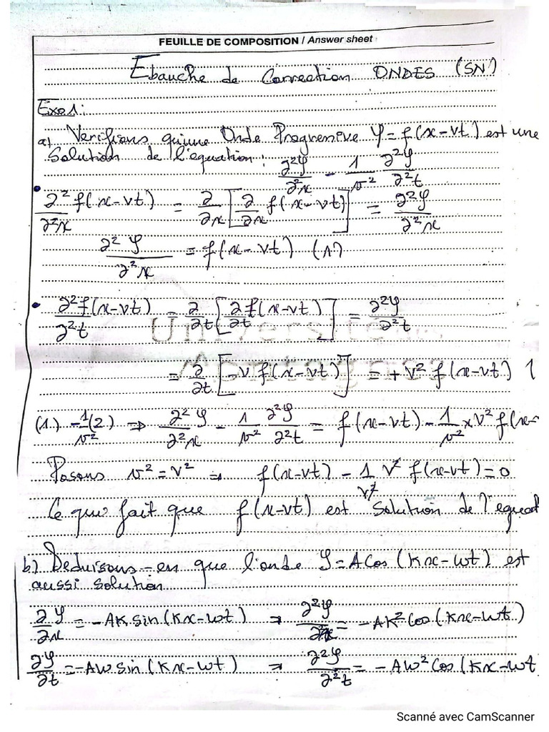 Correction SN Ondes Électromagnétiques | PDF