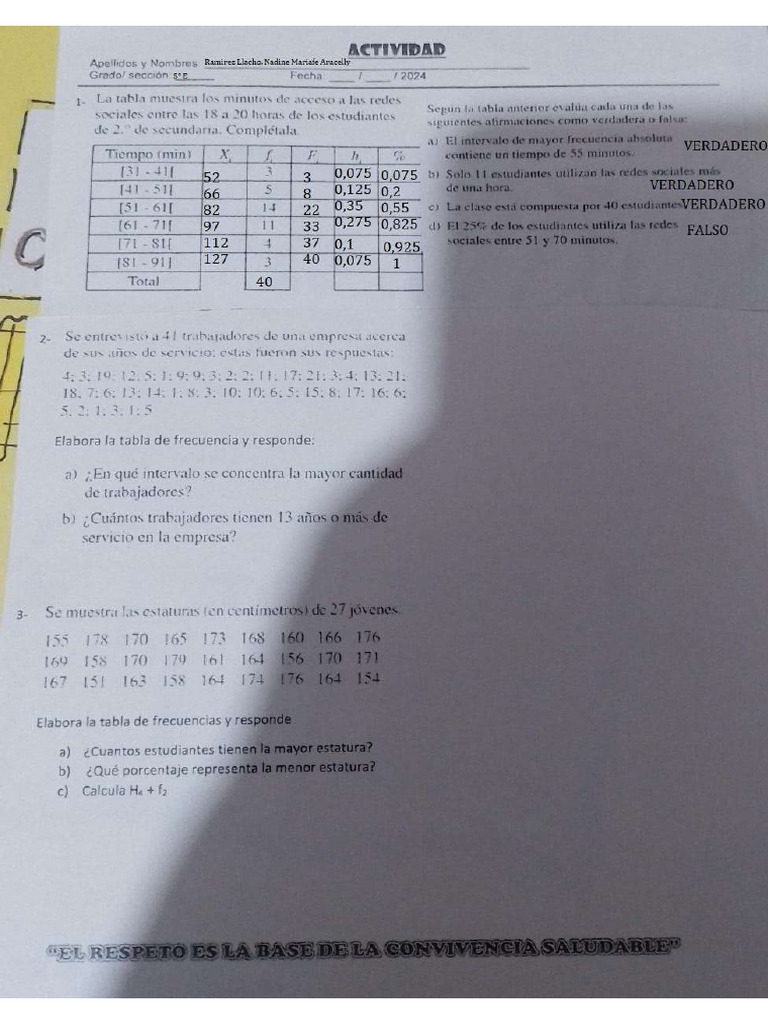 Matematica tarea | PDF