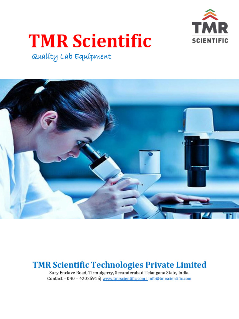TMR Instruments Broucher | Download Free PDF | Laboratories