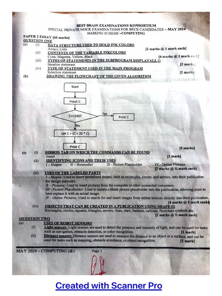 Computing May 2024 Marking Scheme | PDF | Copyright | Instant Messaging