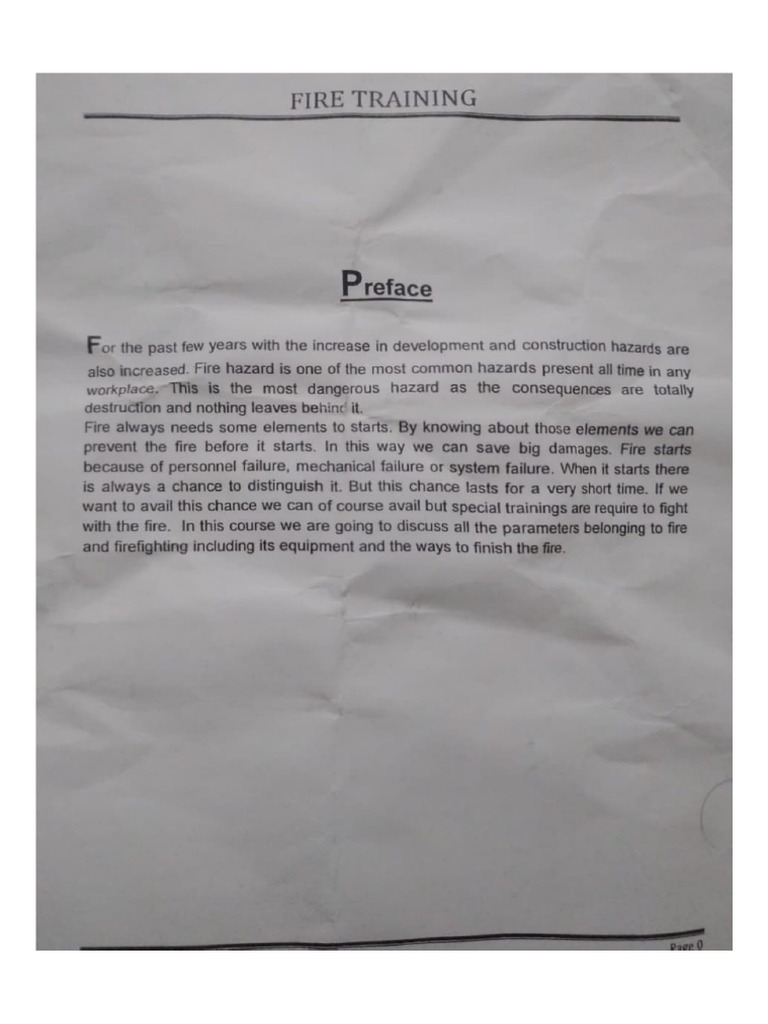 Fire Watch Aramco Notes | PDF