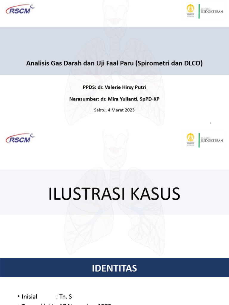 DT VALERIE - AGD Dan Uji Faal Paru | PDF