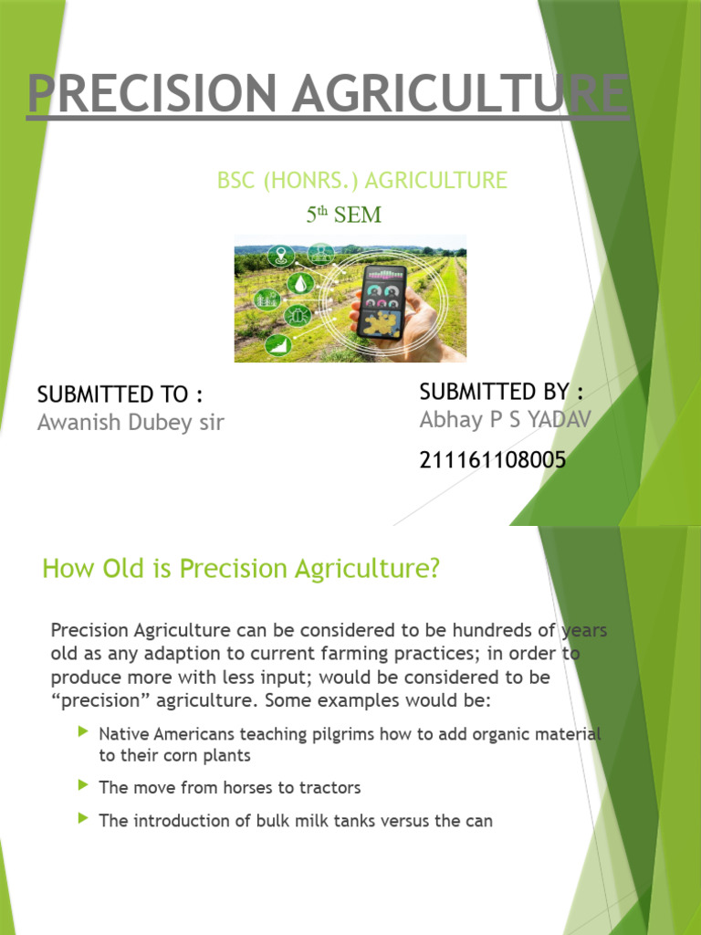 Precision Agriculture | PDF | Agriculture