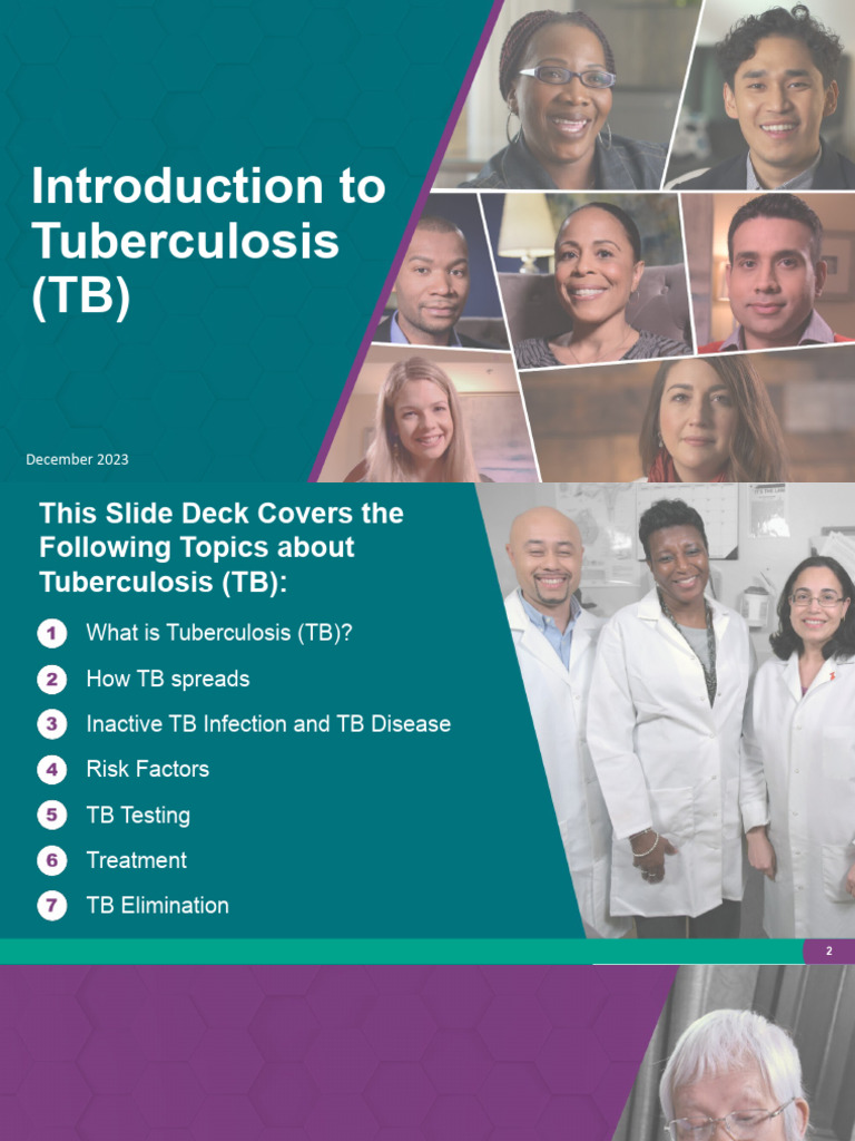 Introduction To Tuberculosis 508c | PDF | Tuberculosis | Epidemiology