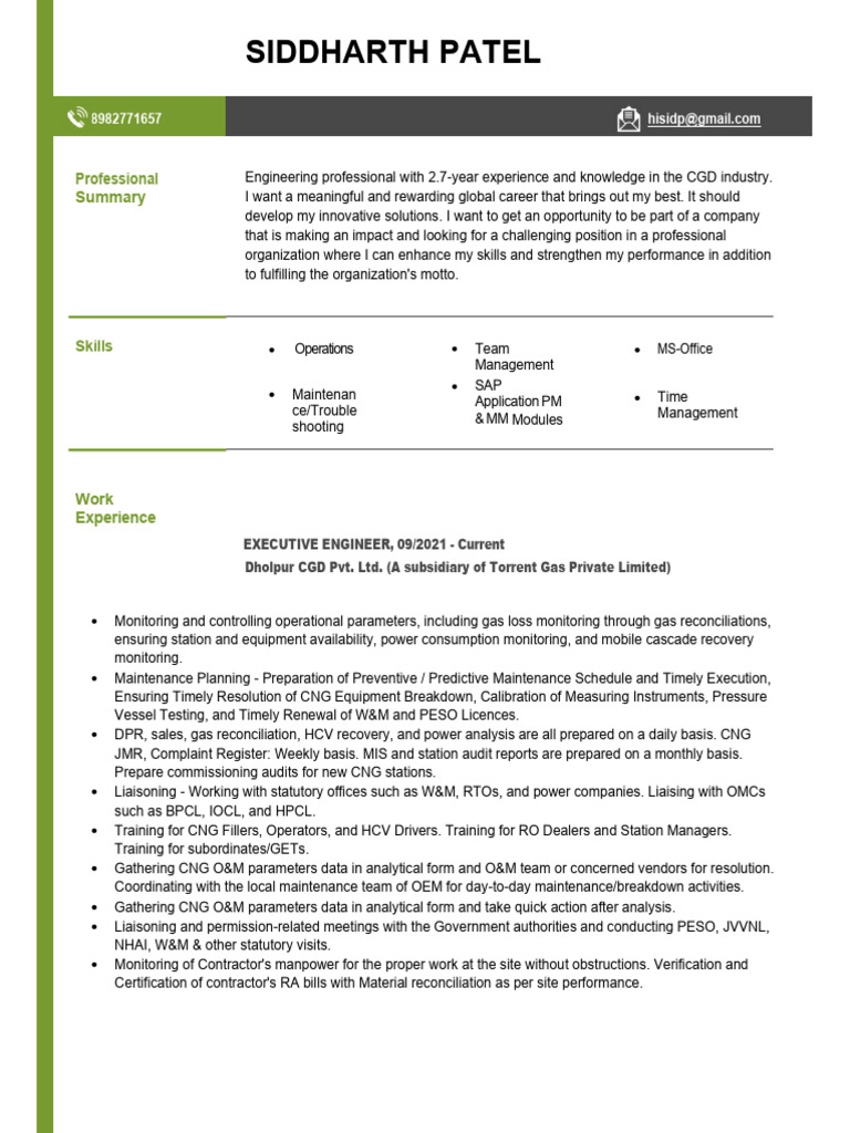 Siddharth Resume | PDF