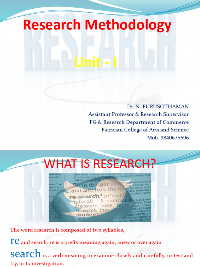 Research Methodology | PDF | Quantitative Research | Qualitative Research