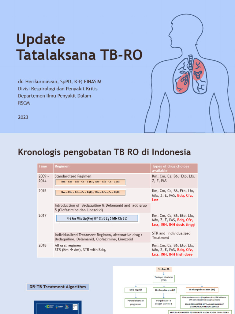 Tatalaksana Pengobatan TB-RO di Indonesia | PDF