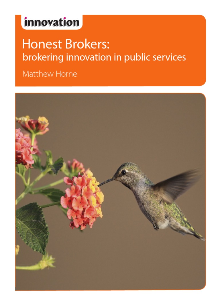 Honest Brokers - Brokering Innovation in Public Services - Matthew ...