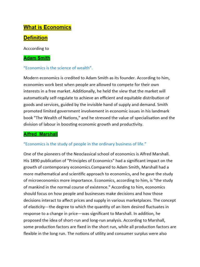 Basic Concepts of Economics | PDF | Economic Surplus | Economic Equilibrium