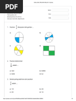 Soal Ulangan Matematika Desimal, Persen, Pecahan | PDF