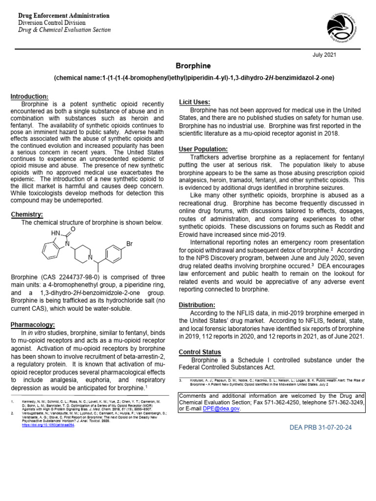 brorphine | Download Free PDF | Morphine | Opioid