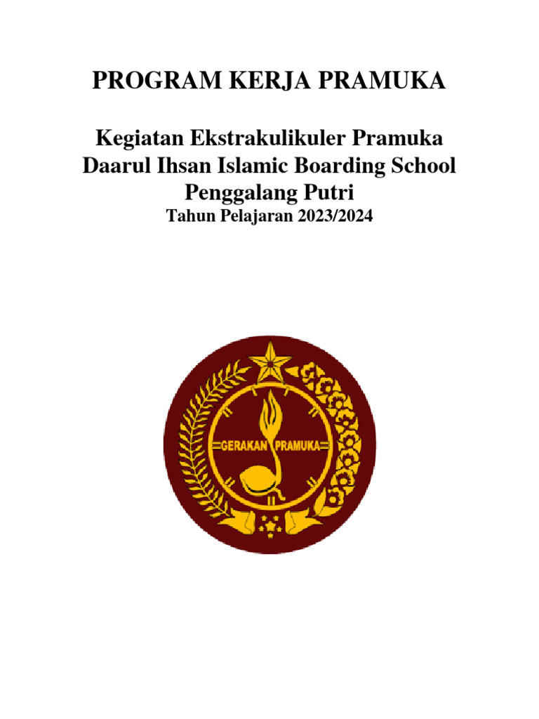 Program Pramuka 2023/2024 | PDF