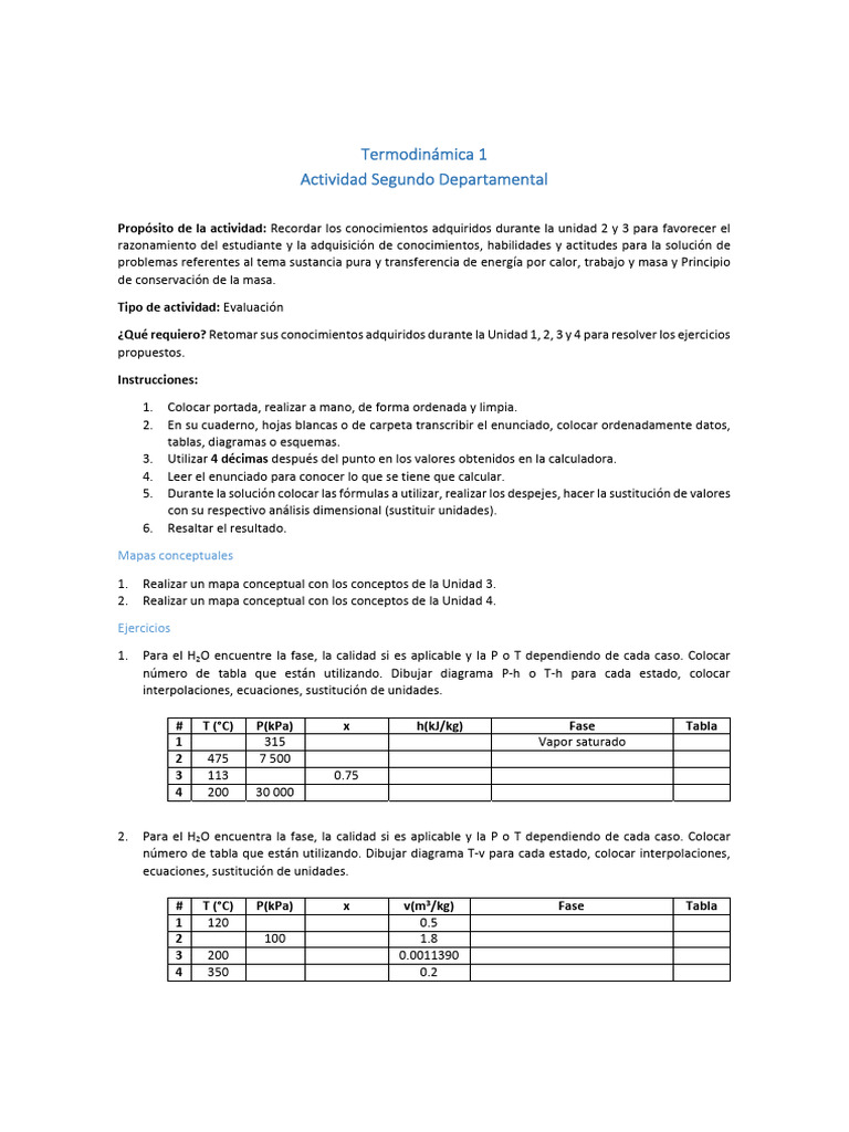 Actividad 2do Dep | PDF | Refrigerante | Pascal (Unidad)