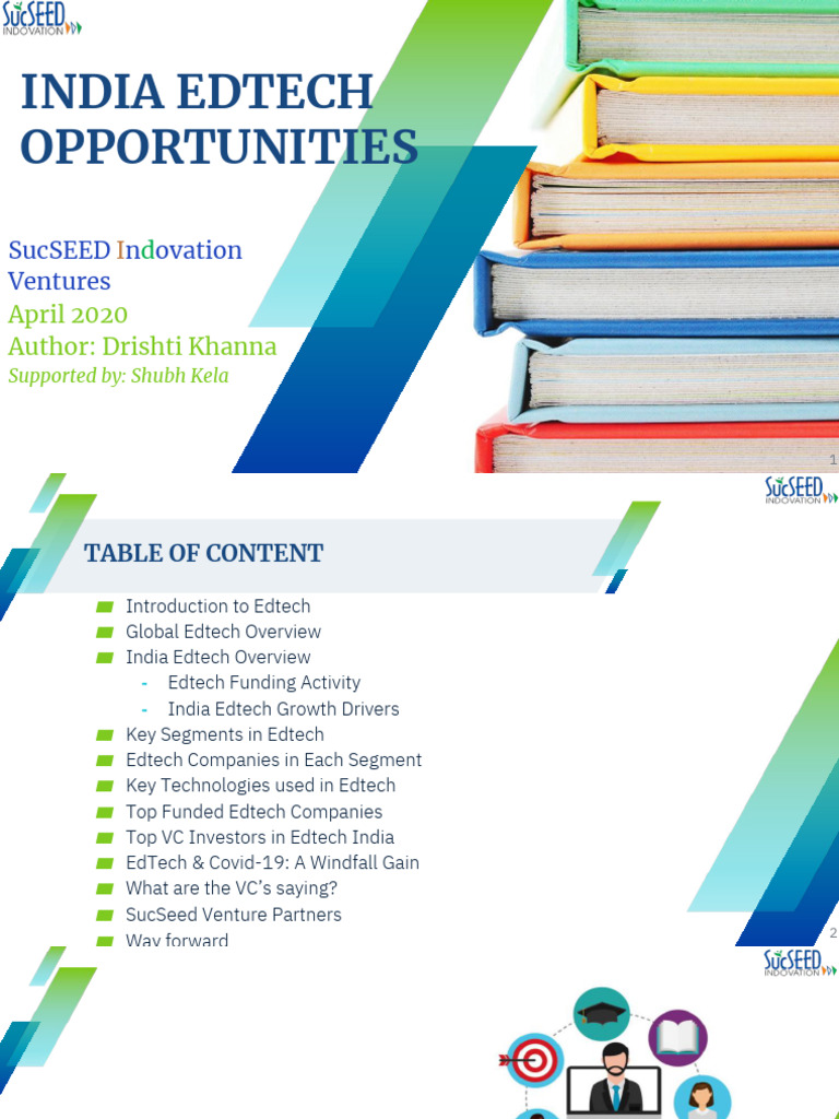 Sucseed EdTech Opportunities | PDF | Educational Technology | Venture Capital