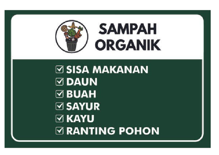 Sign Sampah Organik | PDF