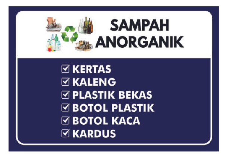 Sampah Anorganik | PDF