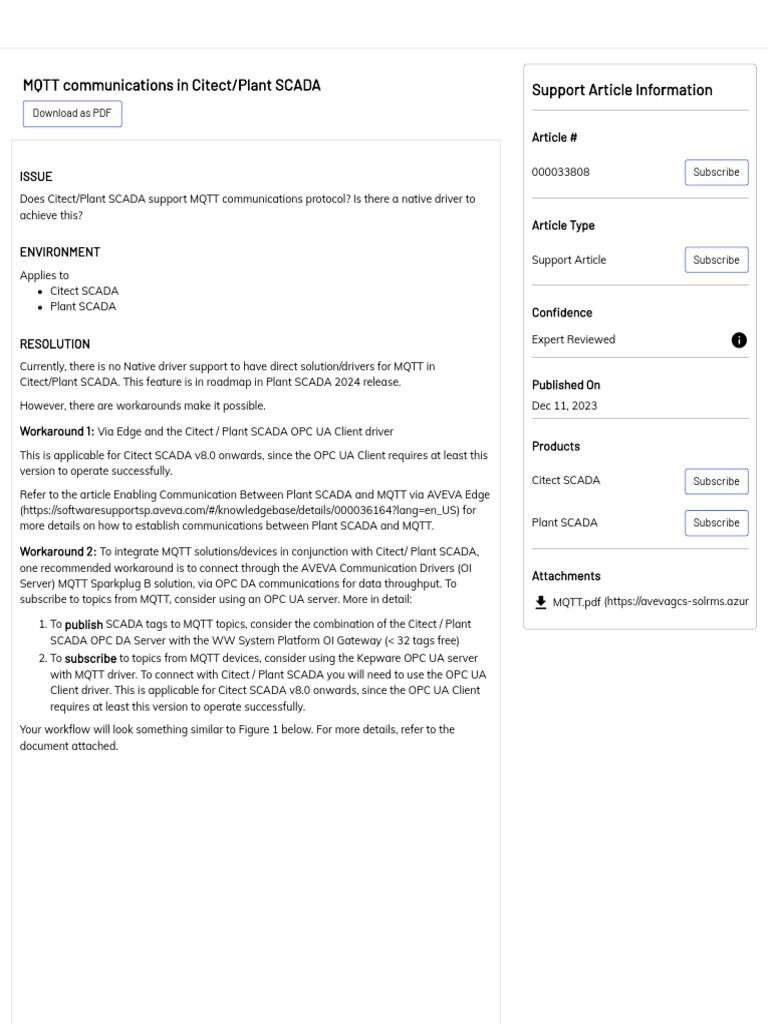 Plant SCADA-MQTT-2 | Download Free PDF | Scada | Software