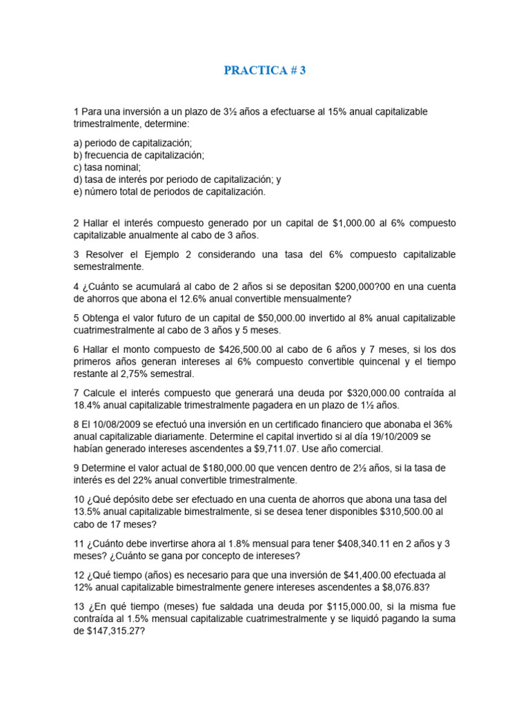 Mate Fin 4 | PDF | Interés | Responsabilidad (contabilidad financiera)