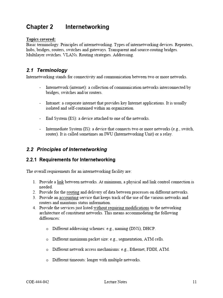 Internetworking | PDF | Computer Network | Routing