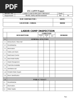 Portable Toilet Inspection Checklist: Red Sea Housing Services Co | PDF