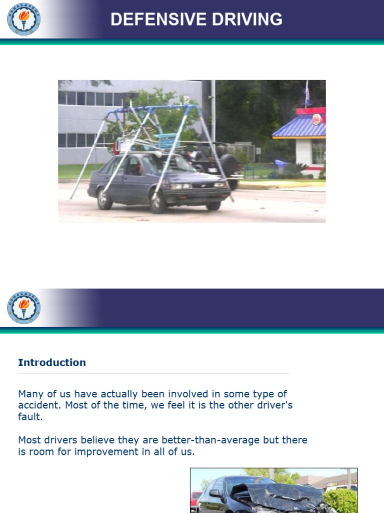 PM Defensive Driving | PDF | Traffic | Traffic Collision