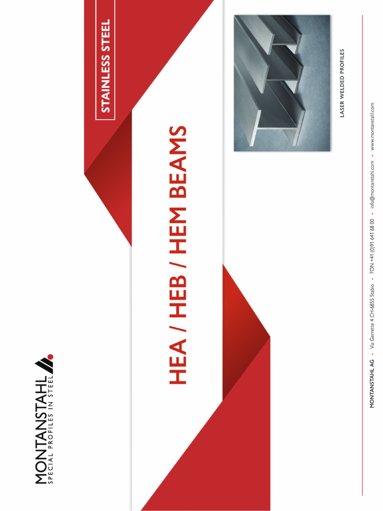 HEM BEAMS Datasheet - HEA-HEB-HEM-Datasheet | PDF