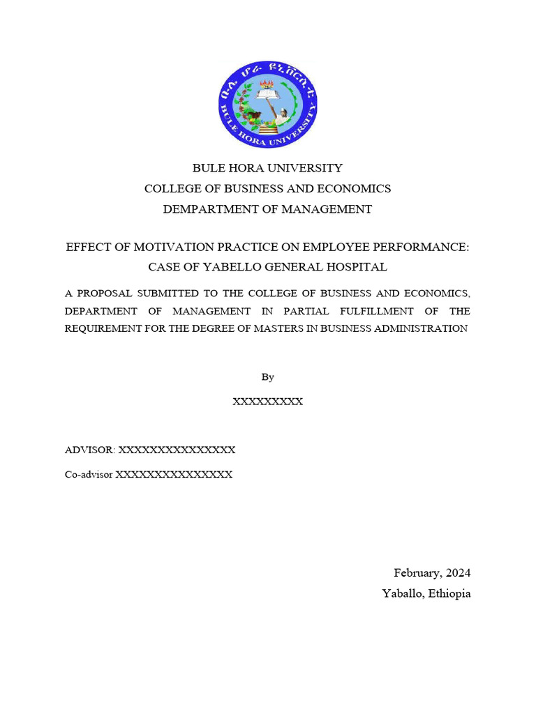 Sample Proposal | PDF | Motivational | Motivation