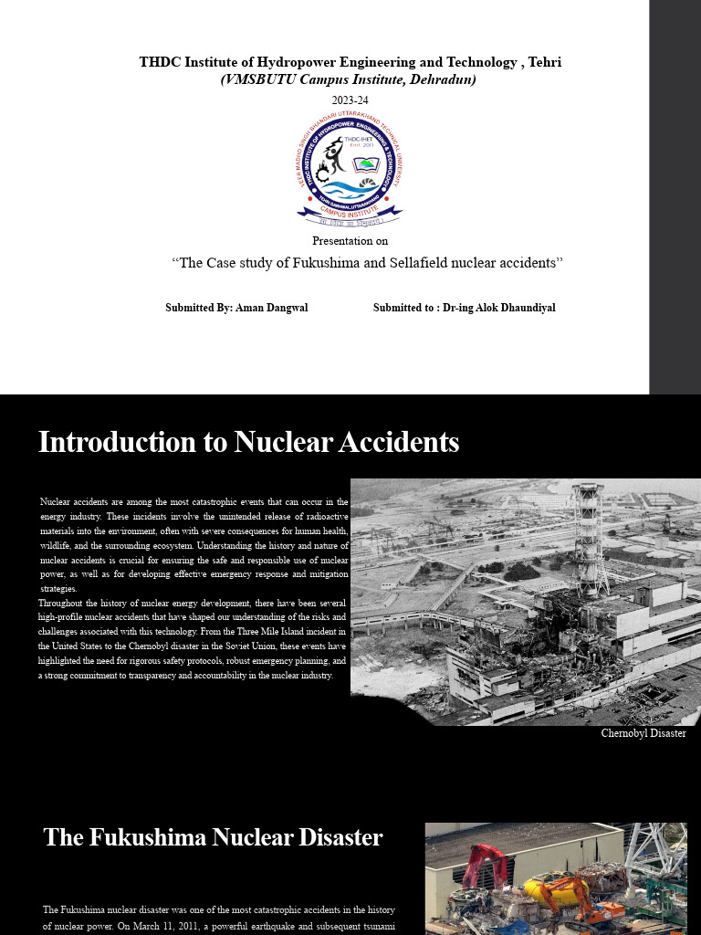 Case Study On Nuclear Accident | PDF | Nuclear And Radiation Accidents ...
