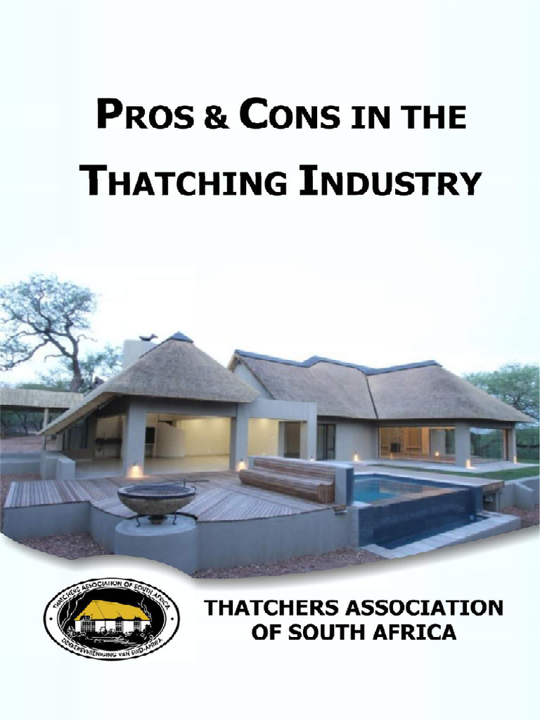 Pros and Cons in The Thatching Industry 2019 Compressed | PDF | Roof | Chimney