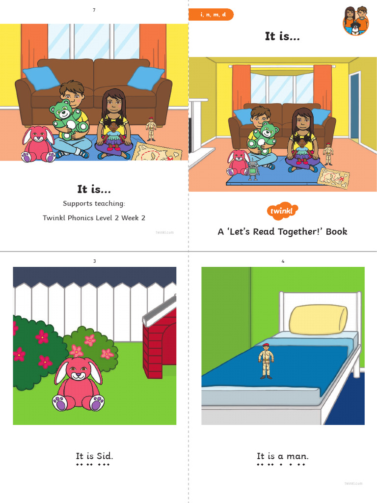 Level 2 Week 2 Reading Minibook It Is... | PDF