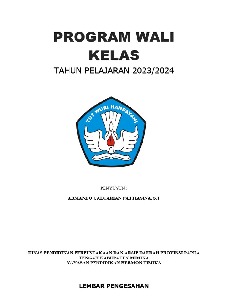 Program Kerja Wali Kelas 12 GP | PDF | Karier & Perkembangan