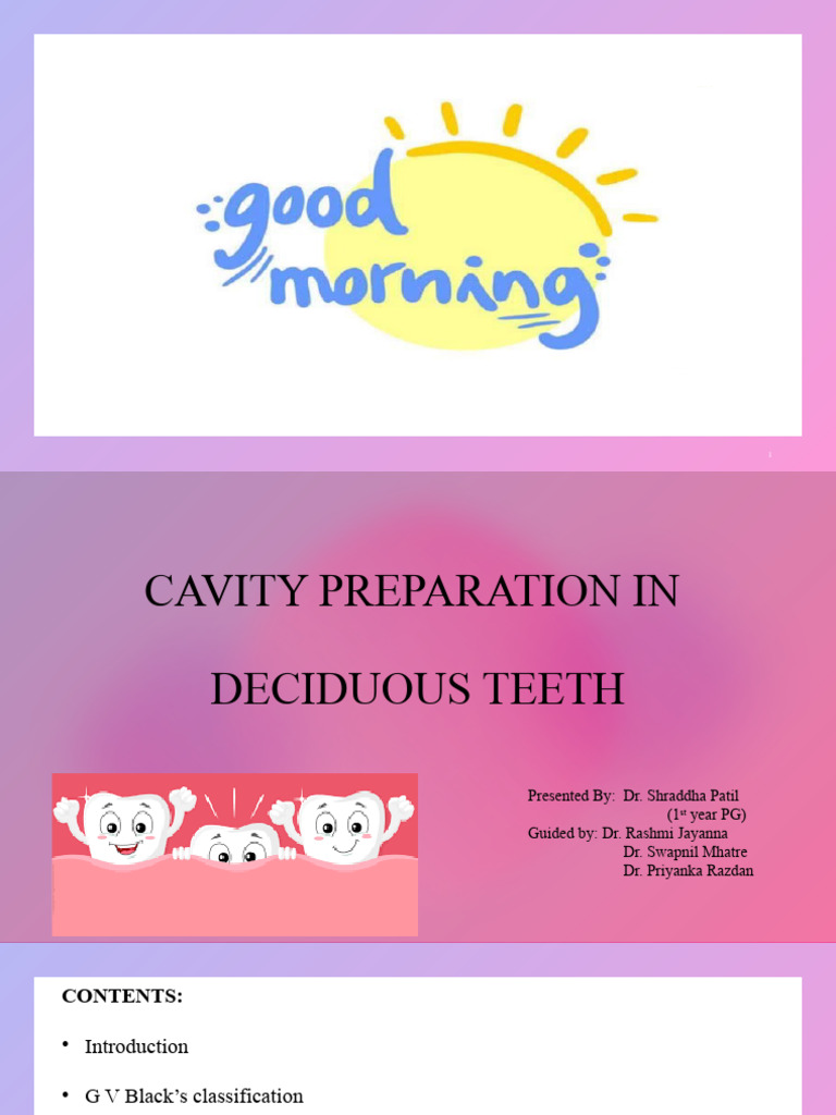 Finn's Modification for Cavity Prep | PDF | Tooth | Mouth