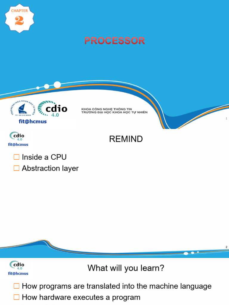 Chap2_Processor | PDF | Assembly Language | Central Processing Unit