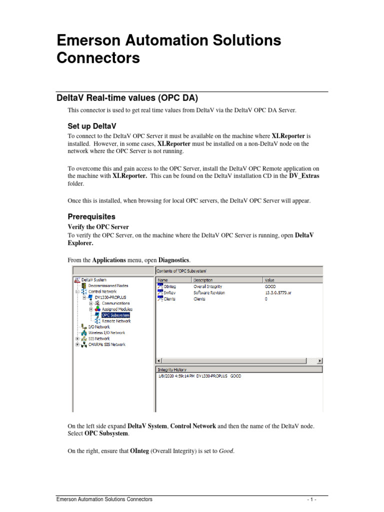 Sytech Xlreporter Connector Emerson Automation Solutions | PDF ...