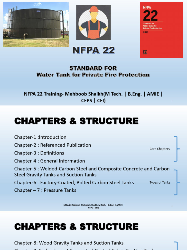 خزانات مياه الحريق من الكود Nfpa 22 | Download Free PDF | Pump ...