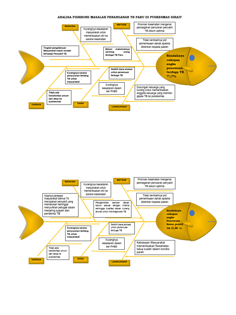 Analisis Fishbone Penanganan TB Paru | PDF