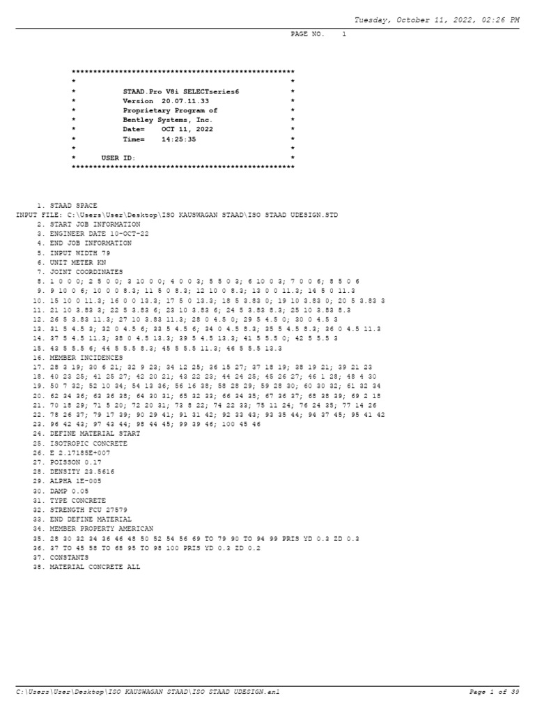 Iso Kauswagan Analysis | PDF | Mechanical Engineering | Applied And Interdisciplinary Physics