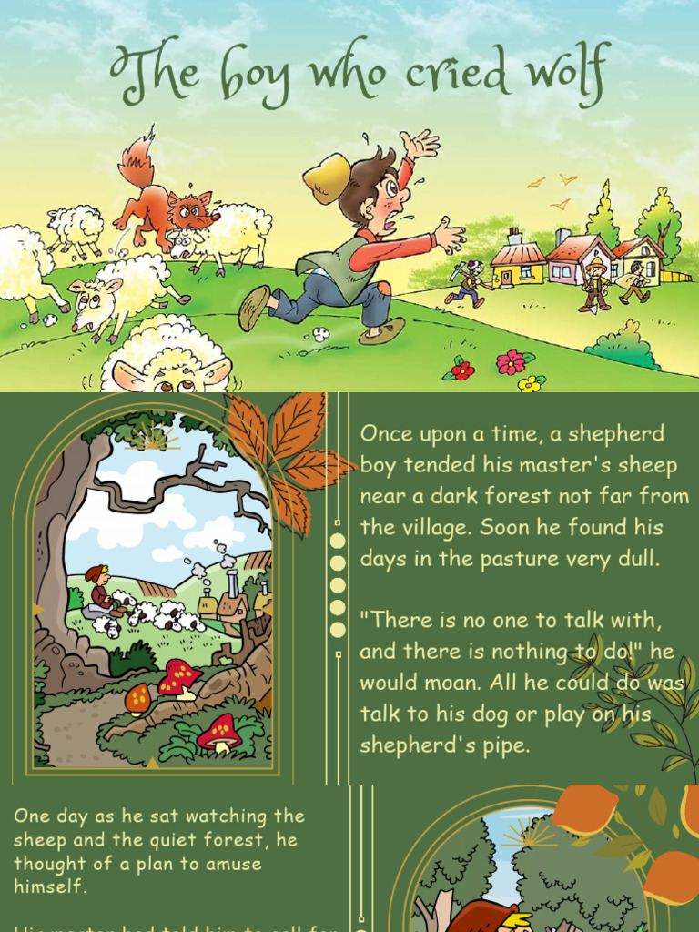 The Boy Who Cried Wolf | PDF | Shepherd