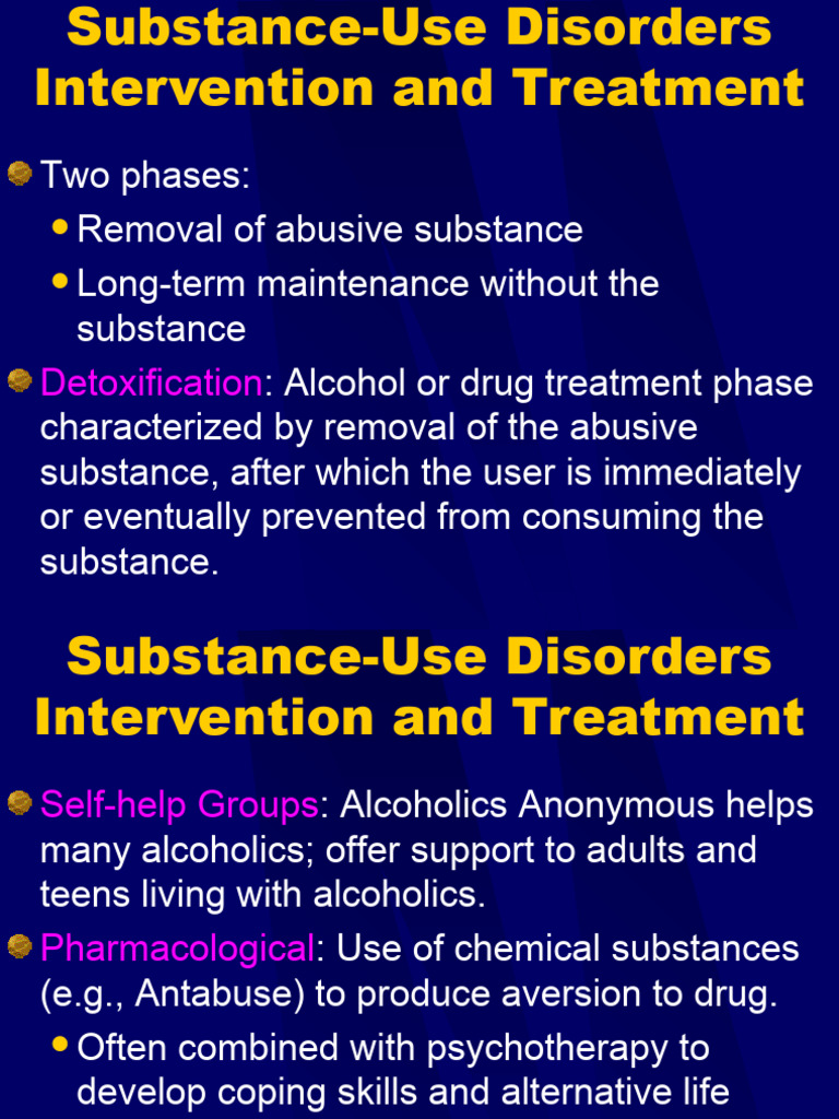 Substance Use Disorder Treatment Guide | PDF | Twelve Step Program ...