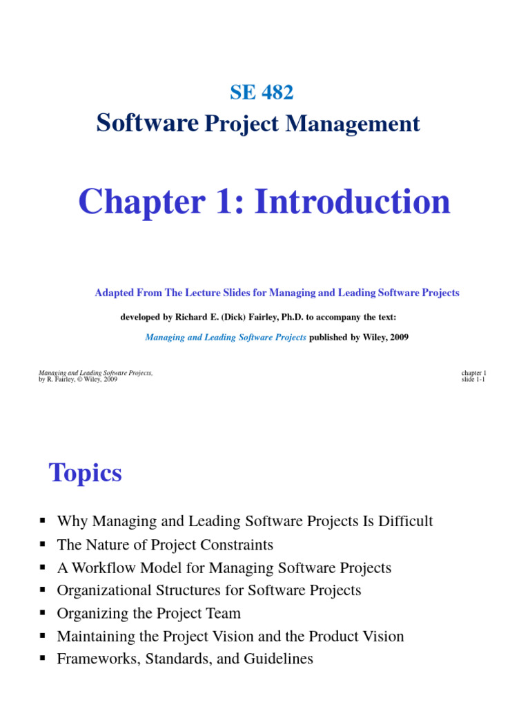 ch1 | Download Free PDF | System | Verification And Validation
