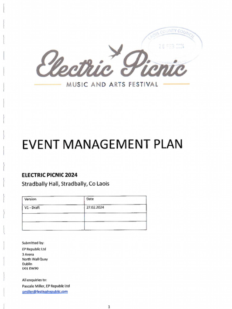 EP-EVENT-MANAGEMENT-PLAN-2024 | PDF
