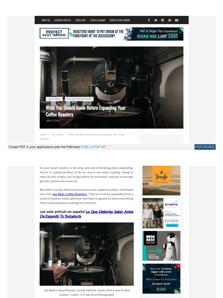 What You Should Know Before Expanding Your Coffee Roastery | Download ...