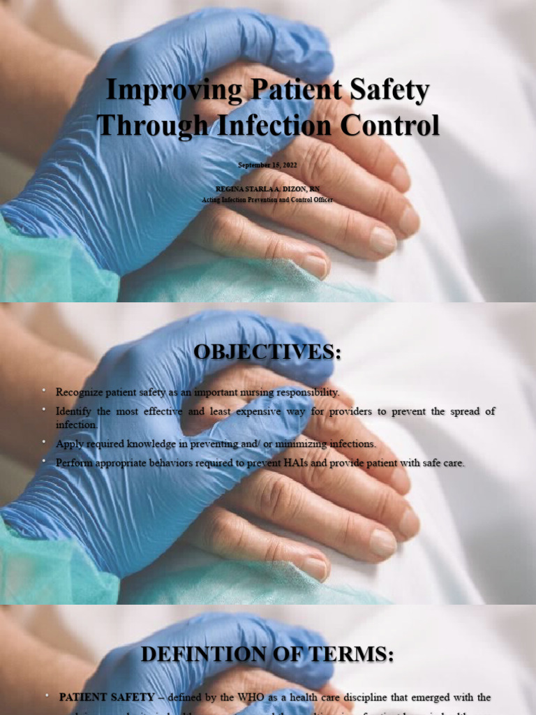 Enhancing Patient Safety via Infection Control | PDF | Infection ...