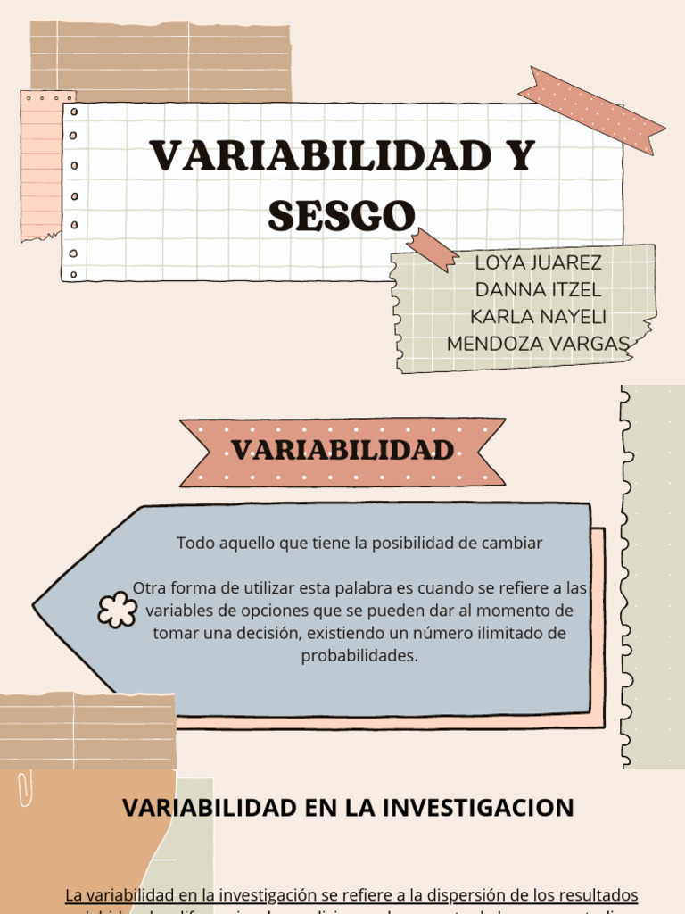 Variabilidad y Sesgo | PDF | Parcialidad | Dispersión estadística